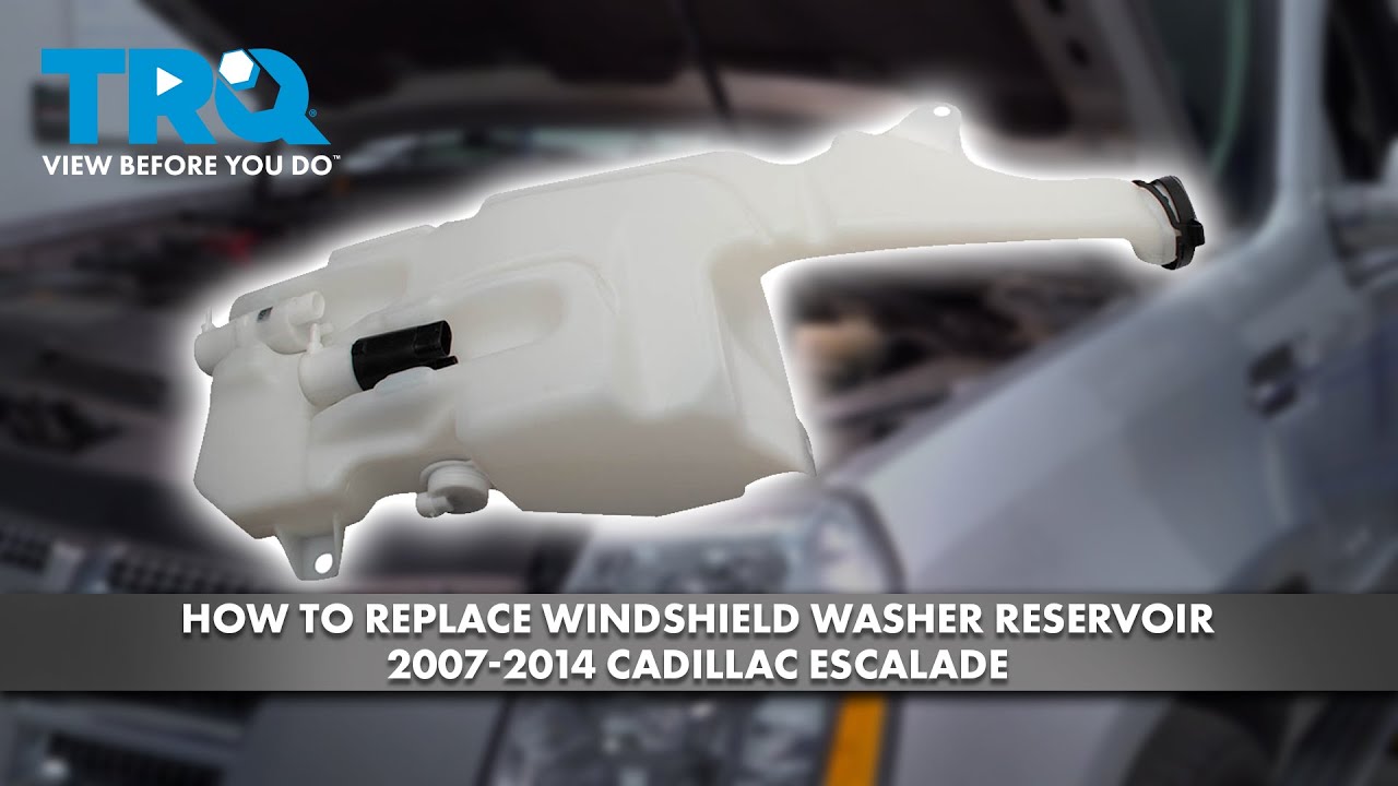 How to Replace Windshield Washer Reservoir 2007-2014 Cadillac Escalade ...