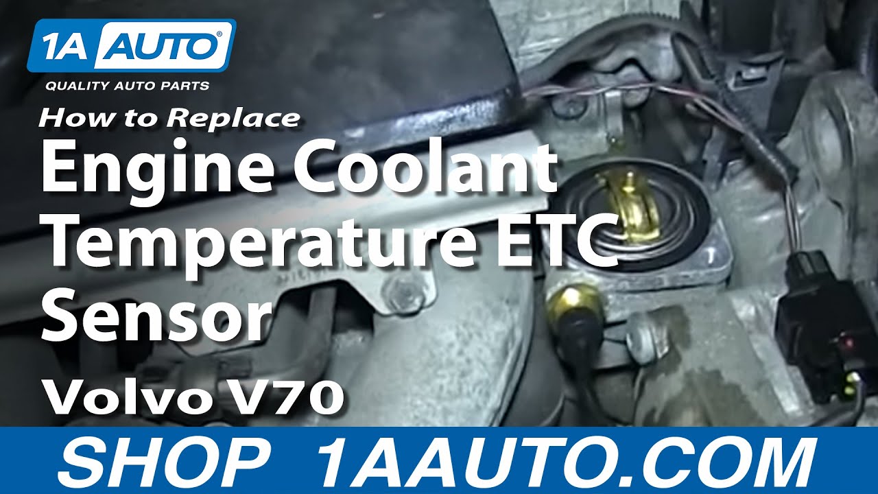 How to Replace Coolant Temperature Sensor 1999-2002 Volvo V70 | 1A Auto