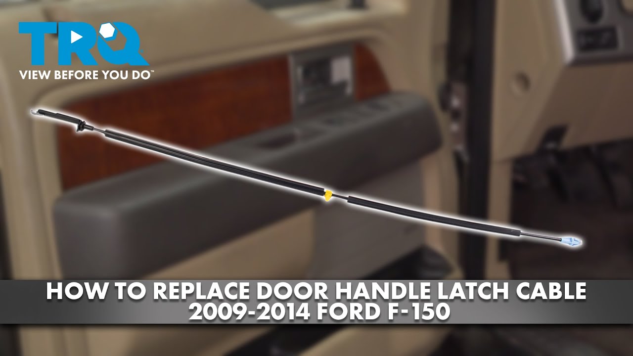 How to Replace Door Handle Latch Cable 2009-2014 Ford F-150 | 1A Auto