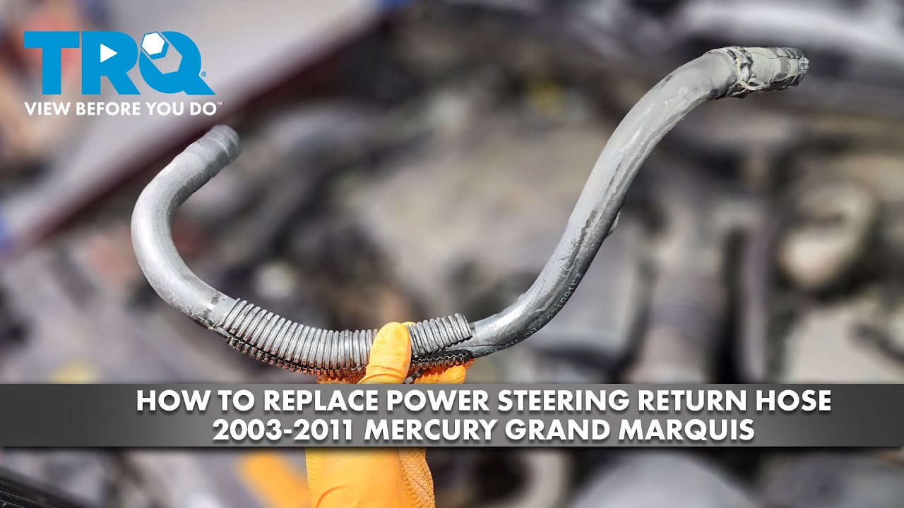 How to Replace Power Steering Return Hose 2003-2011 Mercury Grand Marquis | 1A Auto