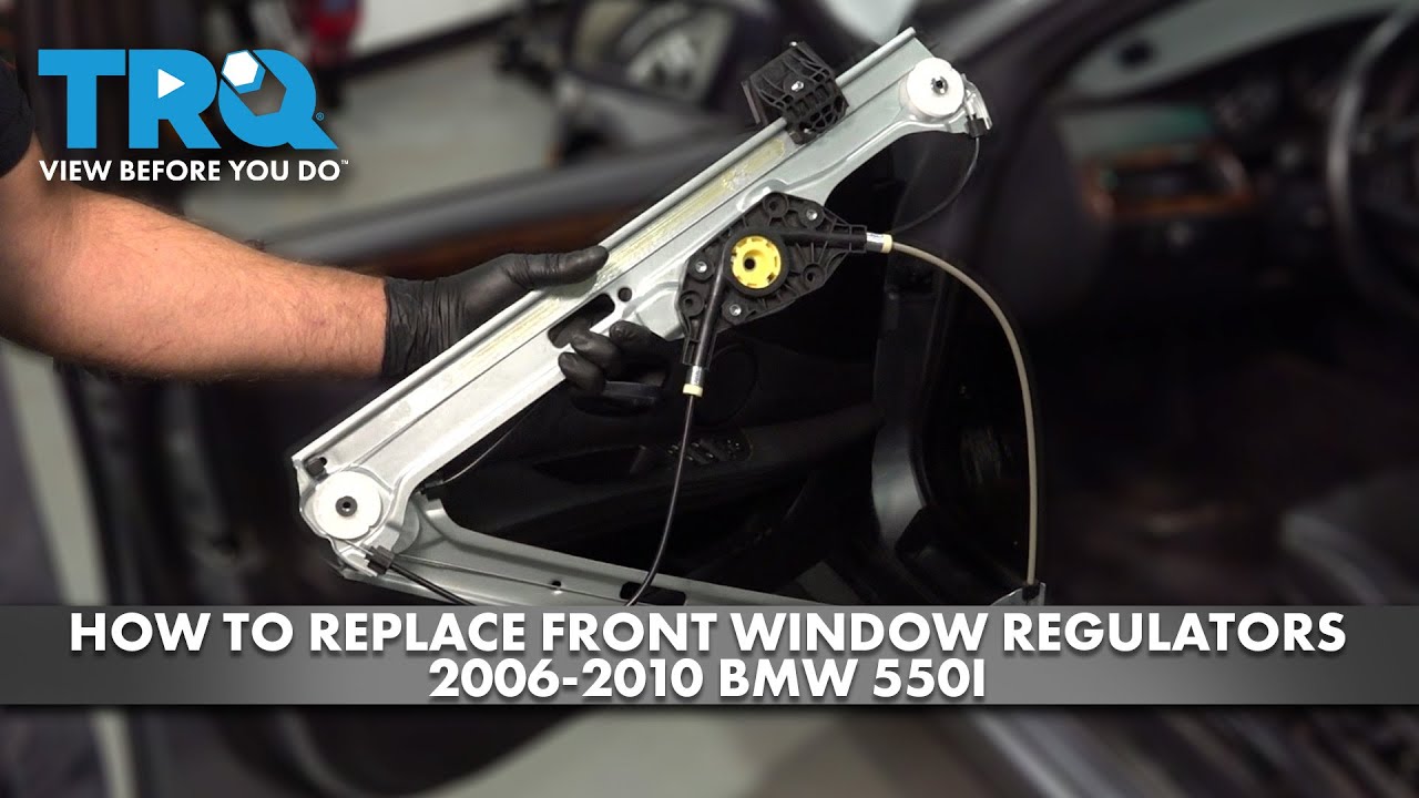 How to Replace Front Window Regulators 2006-2010 BMW 550i | 1A Auto
