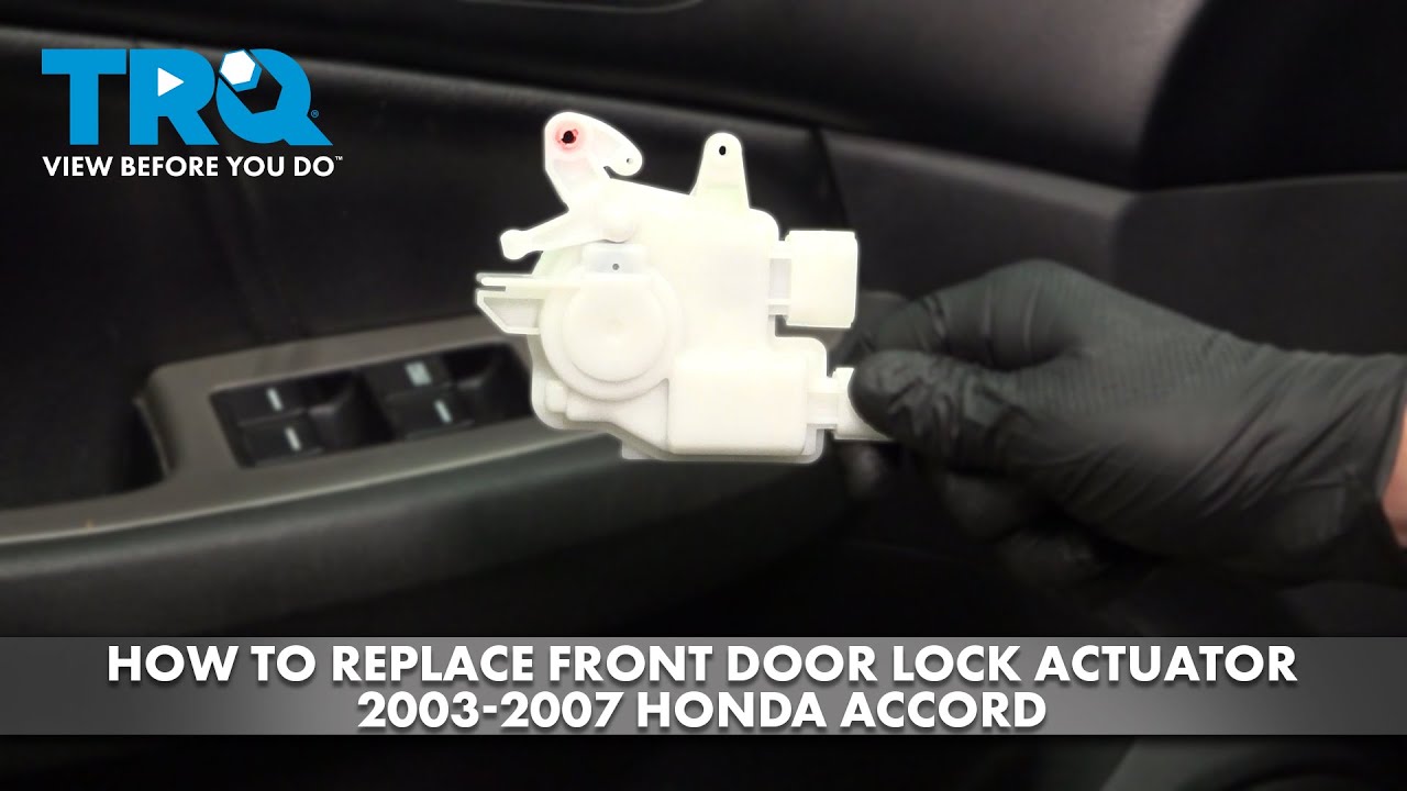 How to Replace Front Door Lock Actuators 2003-2007 Honda Accord | 1A Auto