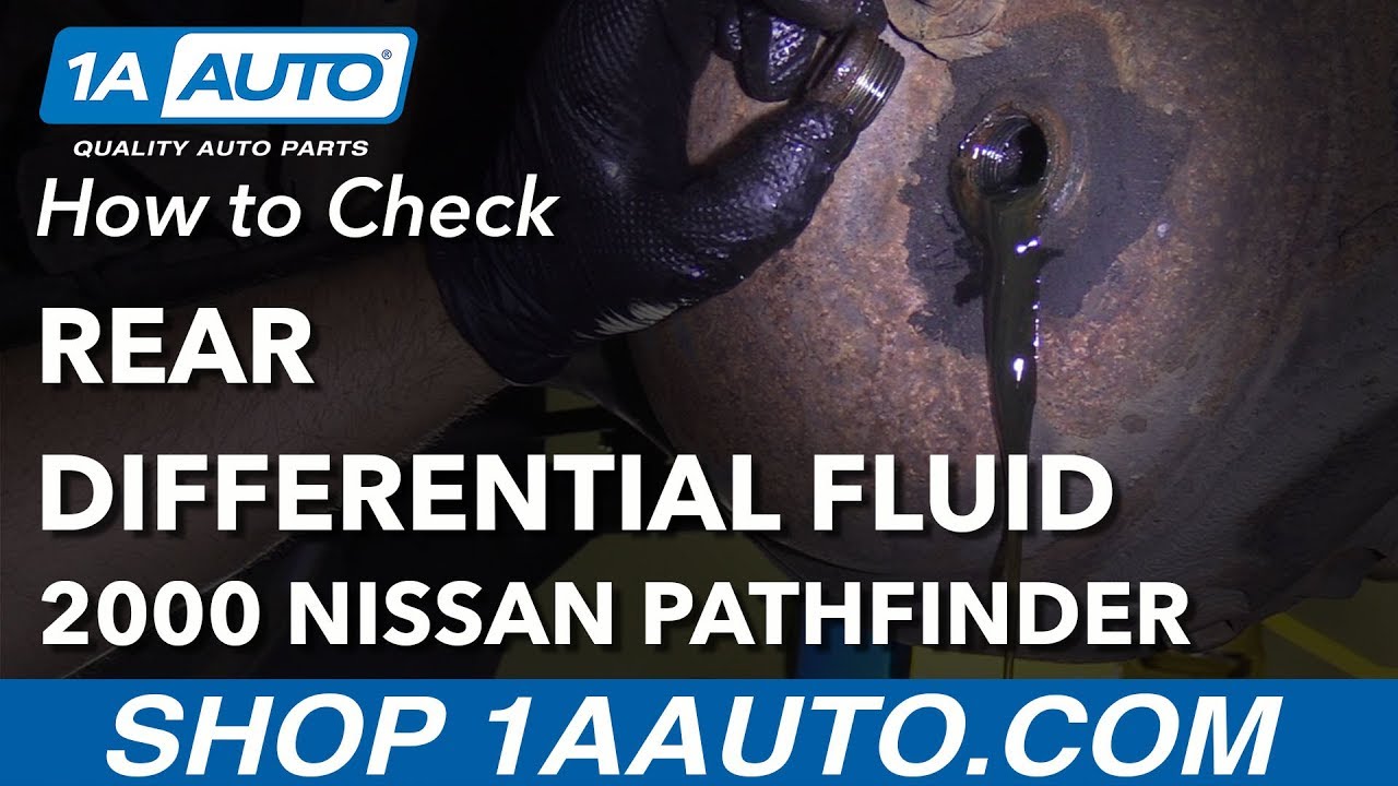 How to Check Rear Differential Fluid 1996-2004 Nissan Pathfinder | 1A Auto