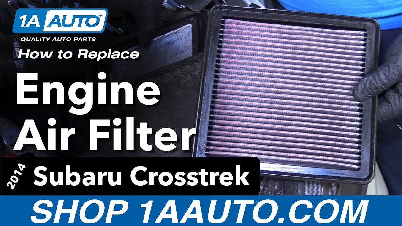 How to Replace Engine Air Filter 2014-17 Subaru Crosstrek | 1A Auto