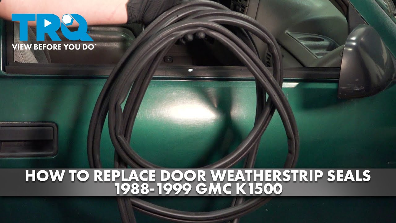 How to Replace Door Weatherstrip Seals 1988-1999 GMC K1500 | 1A Auto