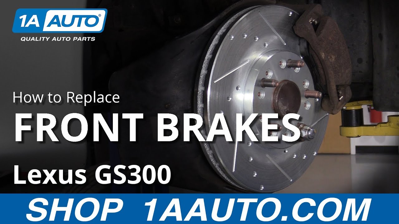How to Replace Front Brakes 1997-2005 Lexus GS300 | 1A Auto