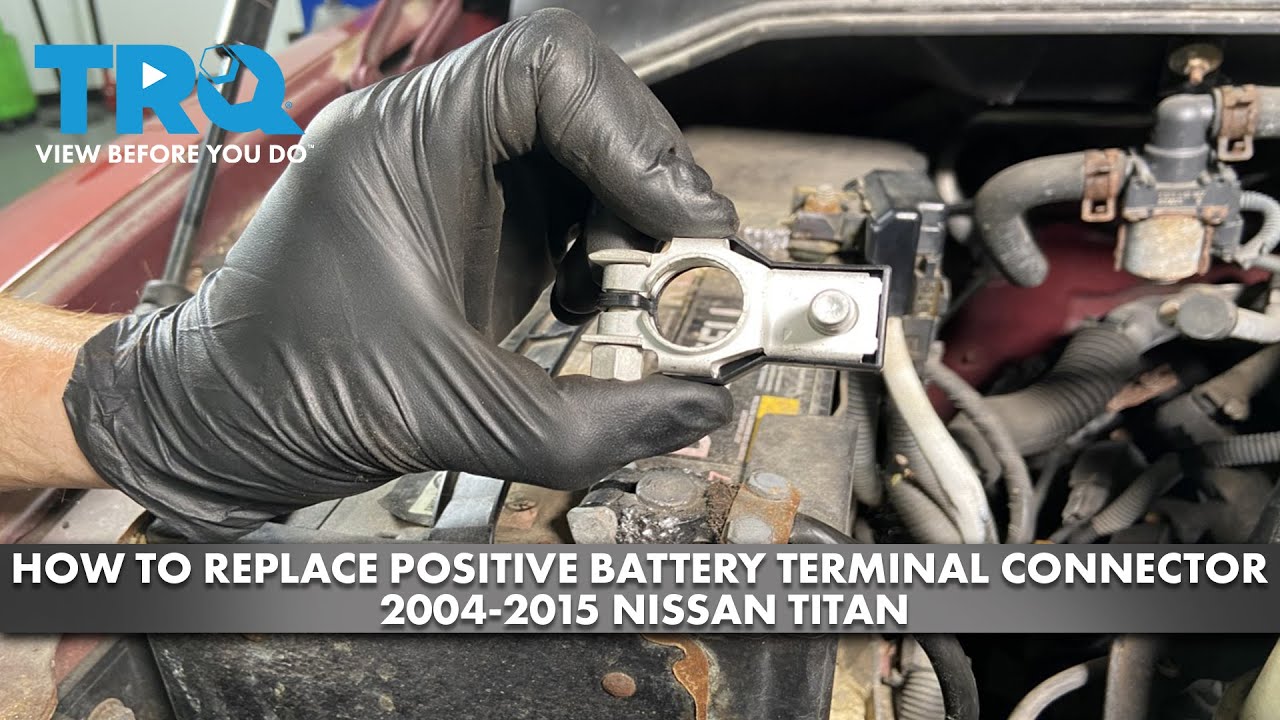 How to Replace Positive Battery Terminal Connector 2004-2015 Nissan ...