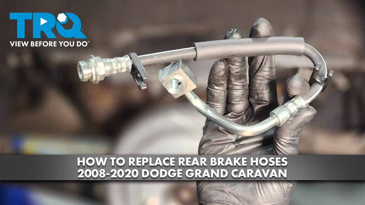 How to Replace Rear Brake Hoses 2008-2020 Dodge Grand Caravan | 1A Auto
