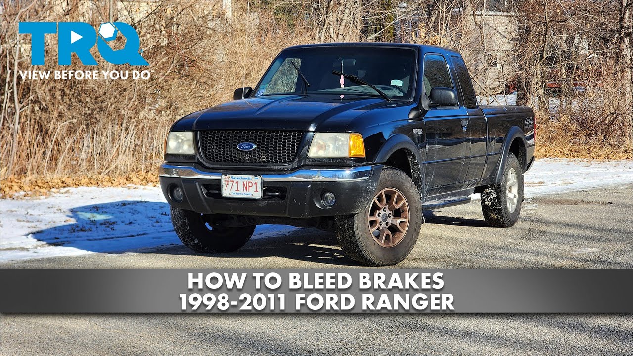 How to Bleed Brakes 1998-2011 Ford Ranger | 1A Auto
