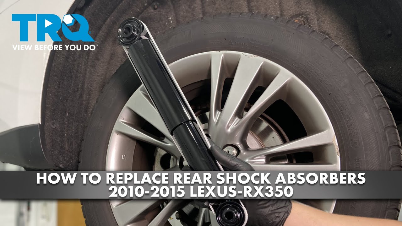 How to Replace Rear Shock Absorbers 2010-2015 Lexus RX350 | 1A Auto