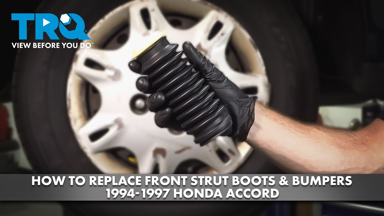 How to Replace Front Strut Boots Bumpers 1994-1997 Honda Accord | 1A Auto