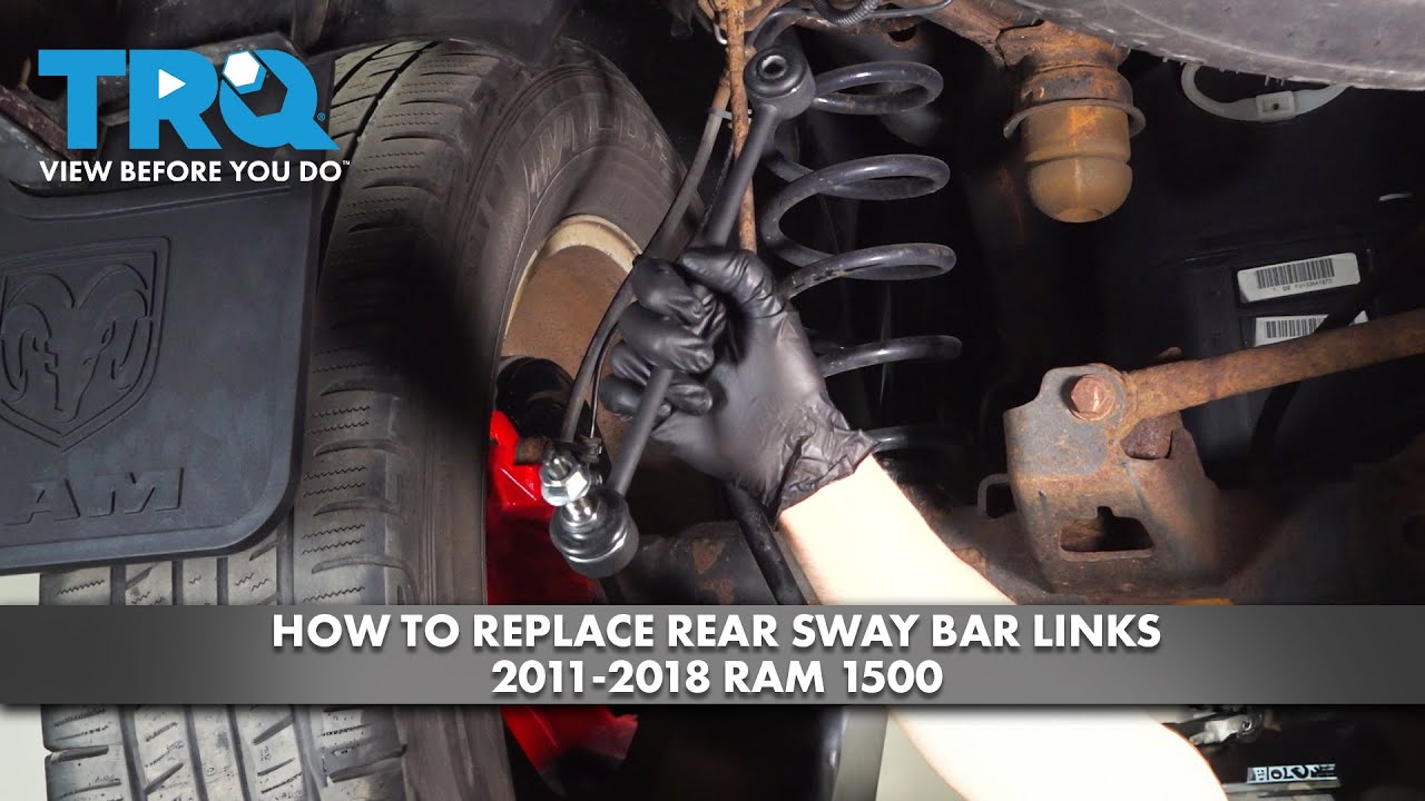How to Replace Rear Sway Bar Links 2011-2018 Ram 1500 | 1A Auto