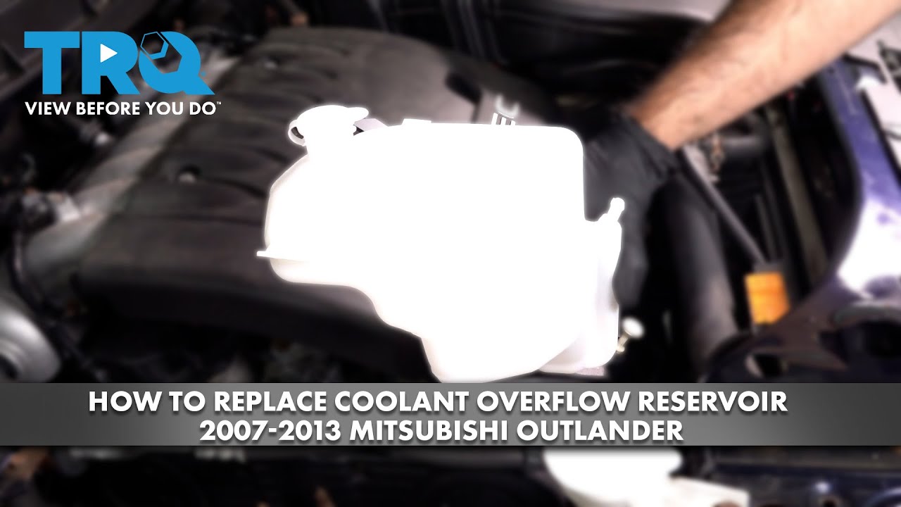How to Replace Coolant Overflow Reservoir 2007-2013 Mitsubishi ...
