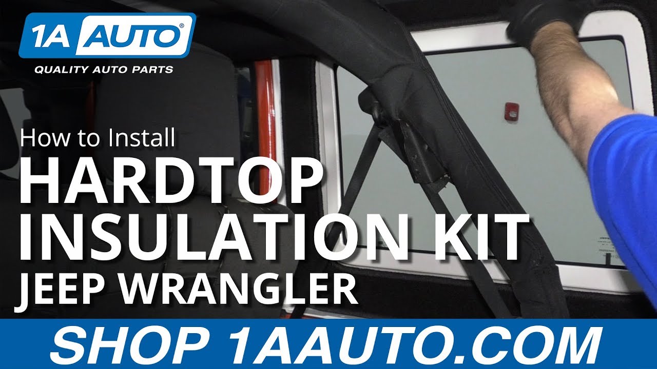 How to Install Hardtop Insulation 2011-15 Jeep Wrangler | 1A Auto
