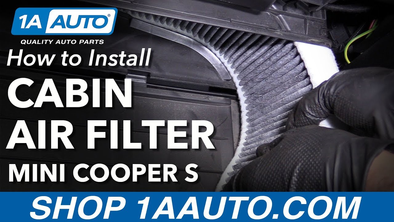 How to Replace Cabin Air Filter 2002-07 Mini Cooper | 1A Auto