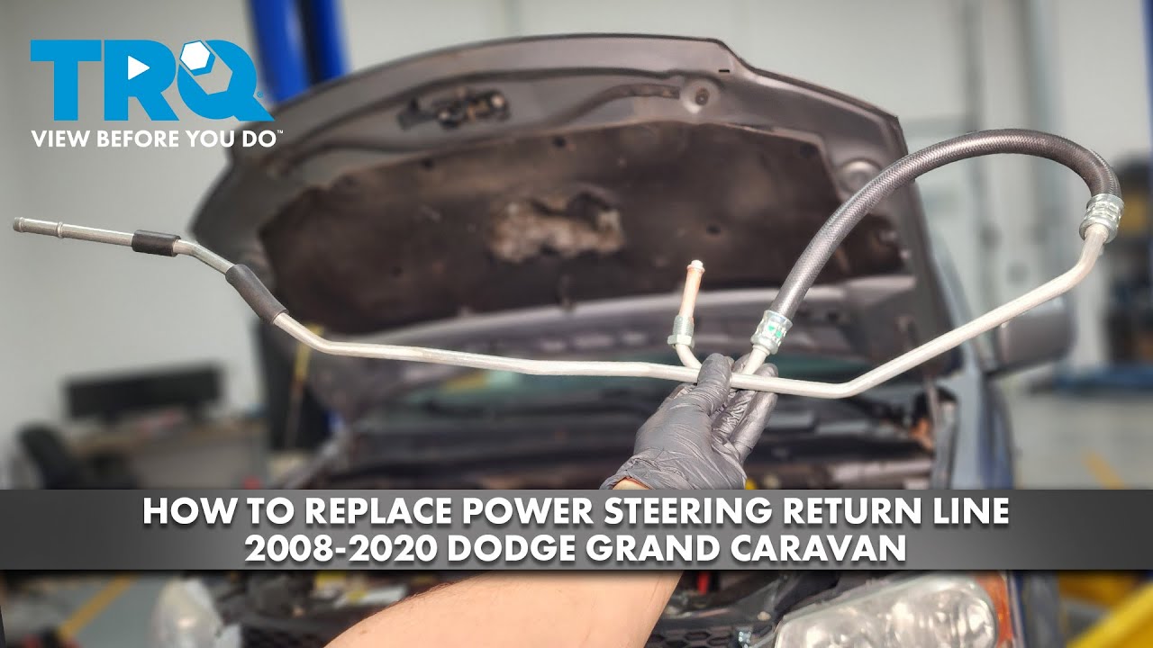 How to Replace Power Steering Return Line 2008-2020 Dodge Grand Caravan ...