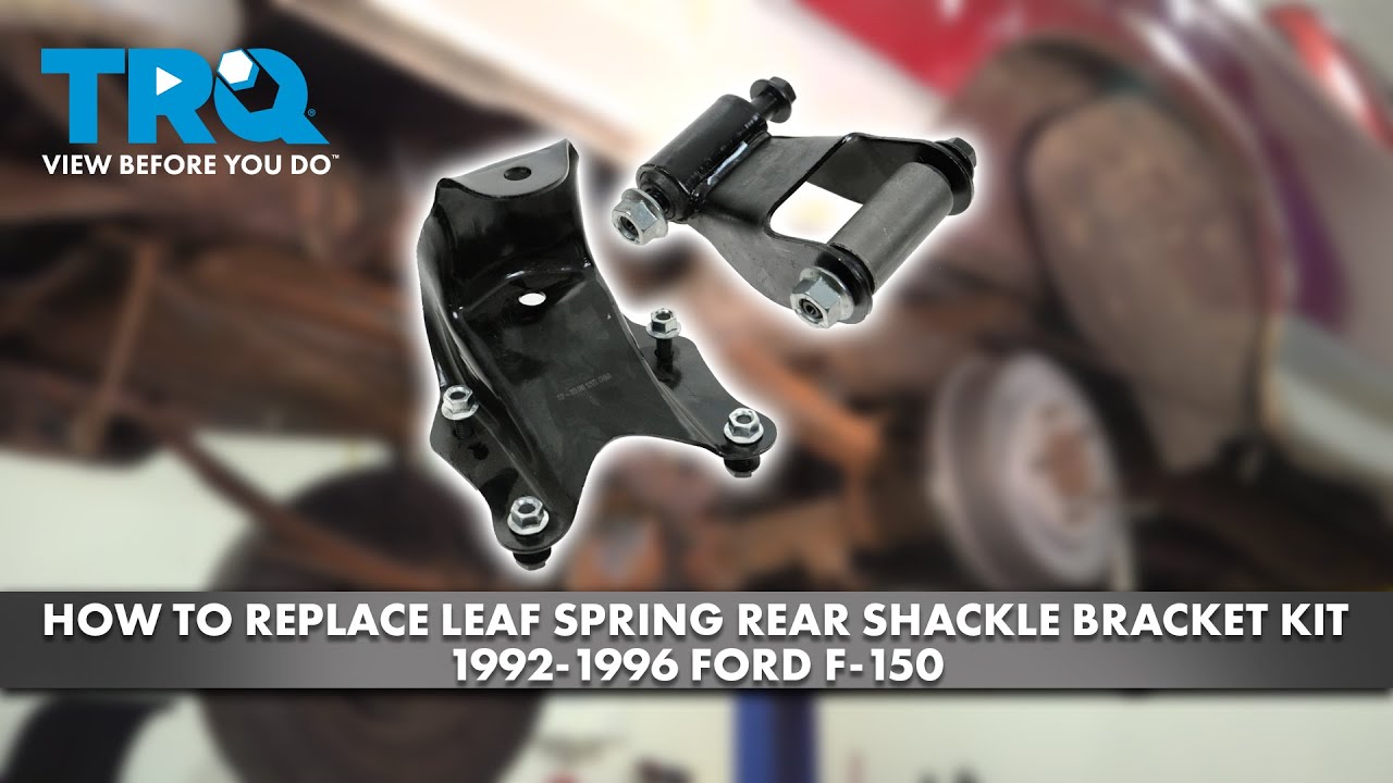 How to Replace Leaf Spring Rear Shackle Bracket Repair Kit 1992-1996 ...