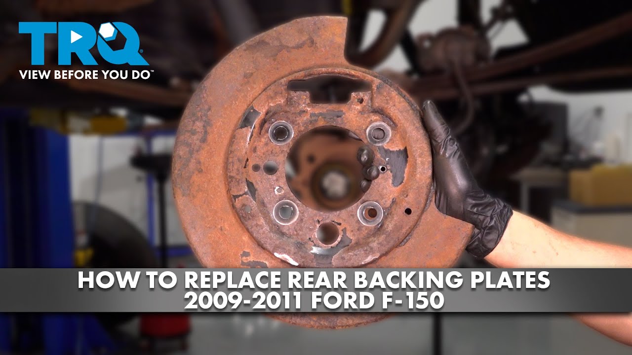 How to Replace Rear Backing Plates 2009-2011 Ford F-150 | 1A Auto