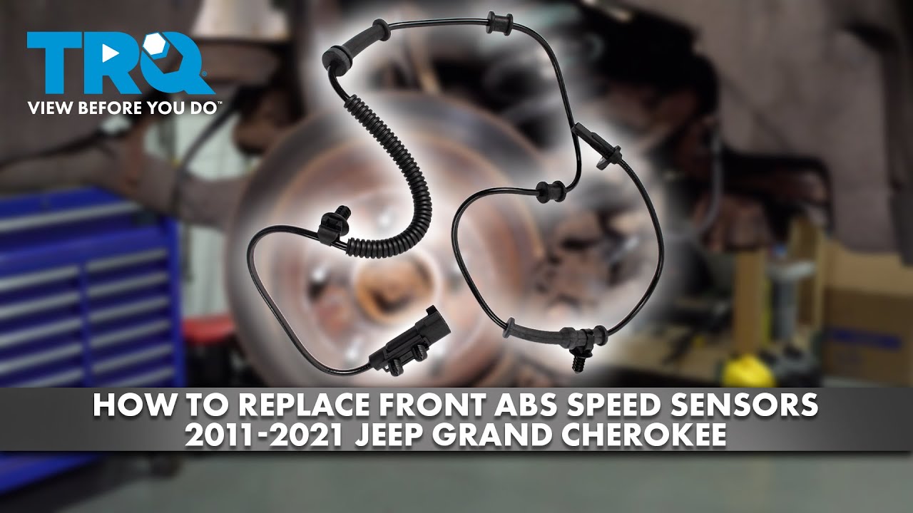 How to Replace Front ABS Speed Sensors 2011-2021 Jeep Grand Cherokee ...