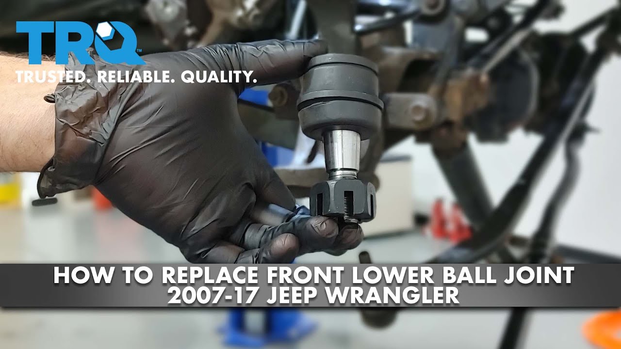How To Replace Front Lower Ball Joint 2007-17 Jeep Wrangler | 1A Auto