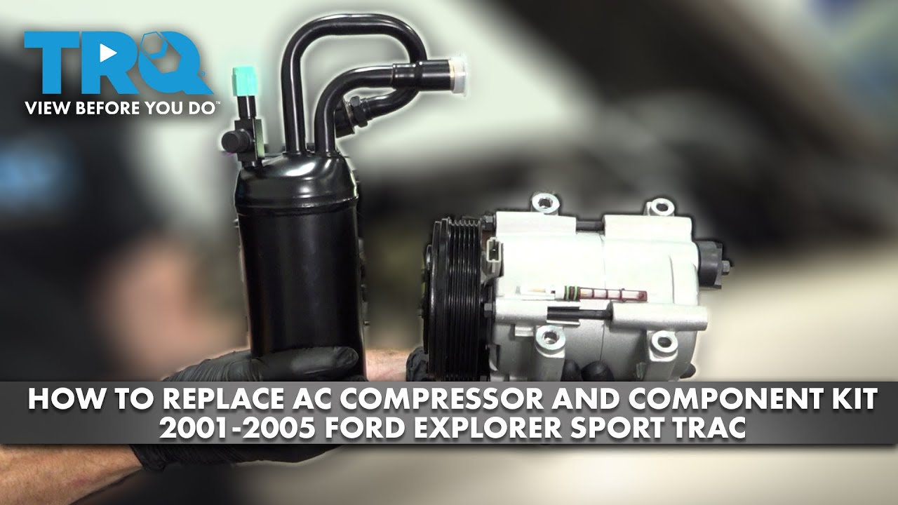 How to Replace AC Compressor and Component Kit 2001-2005 Ford Explorer ...