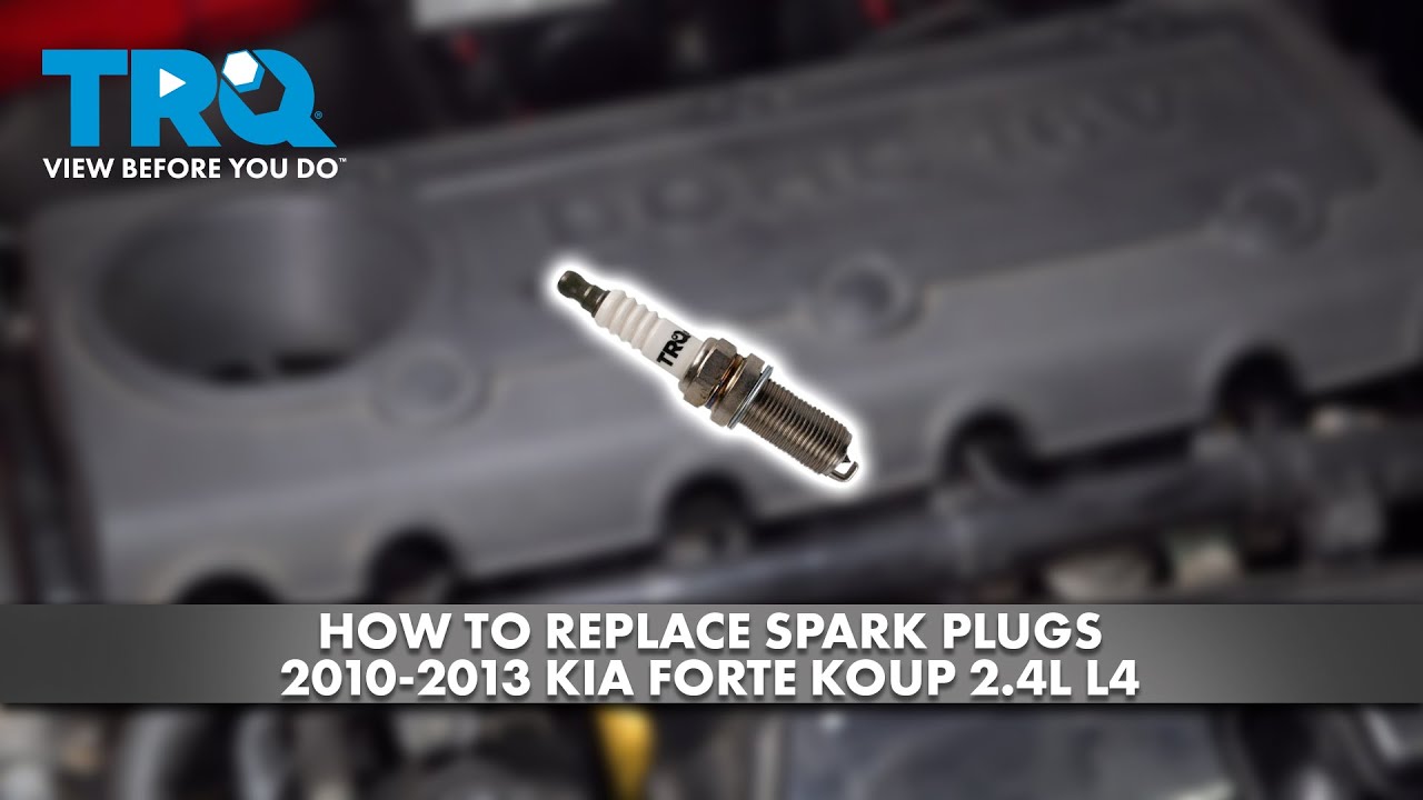 How to Replace Spark Plugs 2010-2013 Kia Forte Koup 24L L4 | 1A Auto