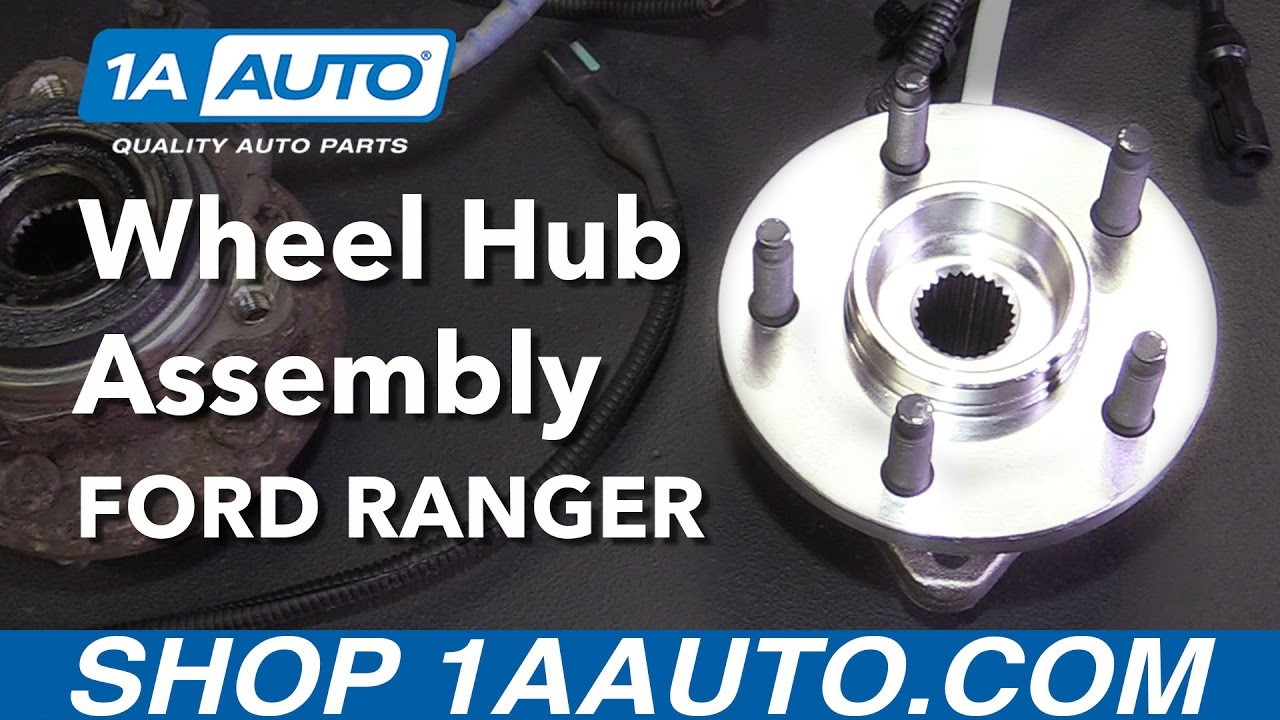 How to Replace Wheel Bearing Hub Assembly 4 Wheel Drive 2000-01 Ford ...