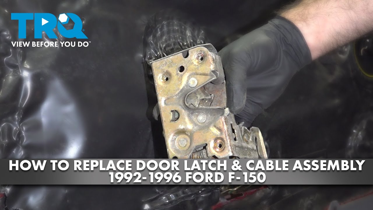 How to Replace Door Latch Cable Assembly 1992-1996 Ford F-150 | 1A Auto