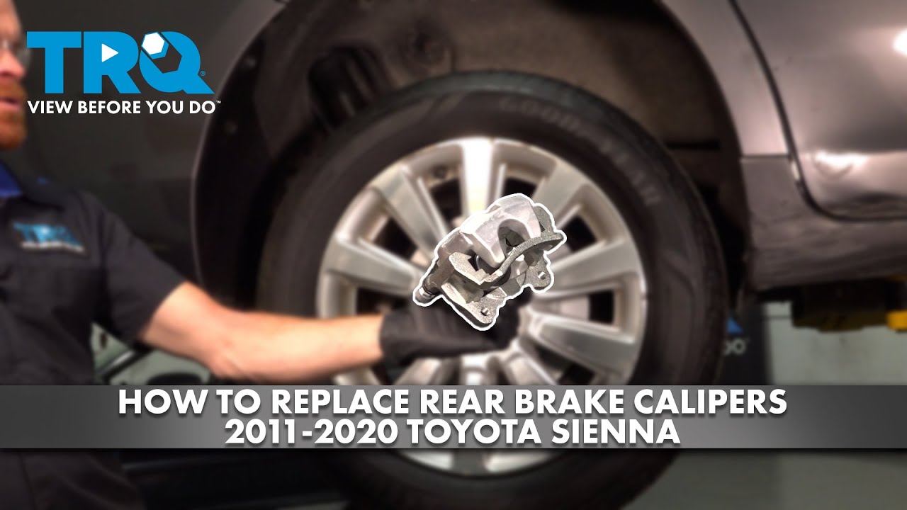 How to Replace Rear Brake Calipers 2011-2020 Toyota Sienna | 1A Auto