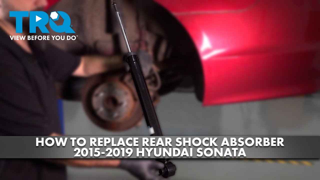 How to Replace Rear Shock Absorber 2015-2019 Hyundai Sonata | 1A Auto