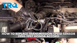 How to Replace Transmission Speed Sensor 1993-1997 Honda Accord | 1A Auto