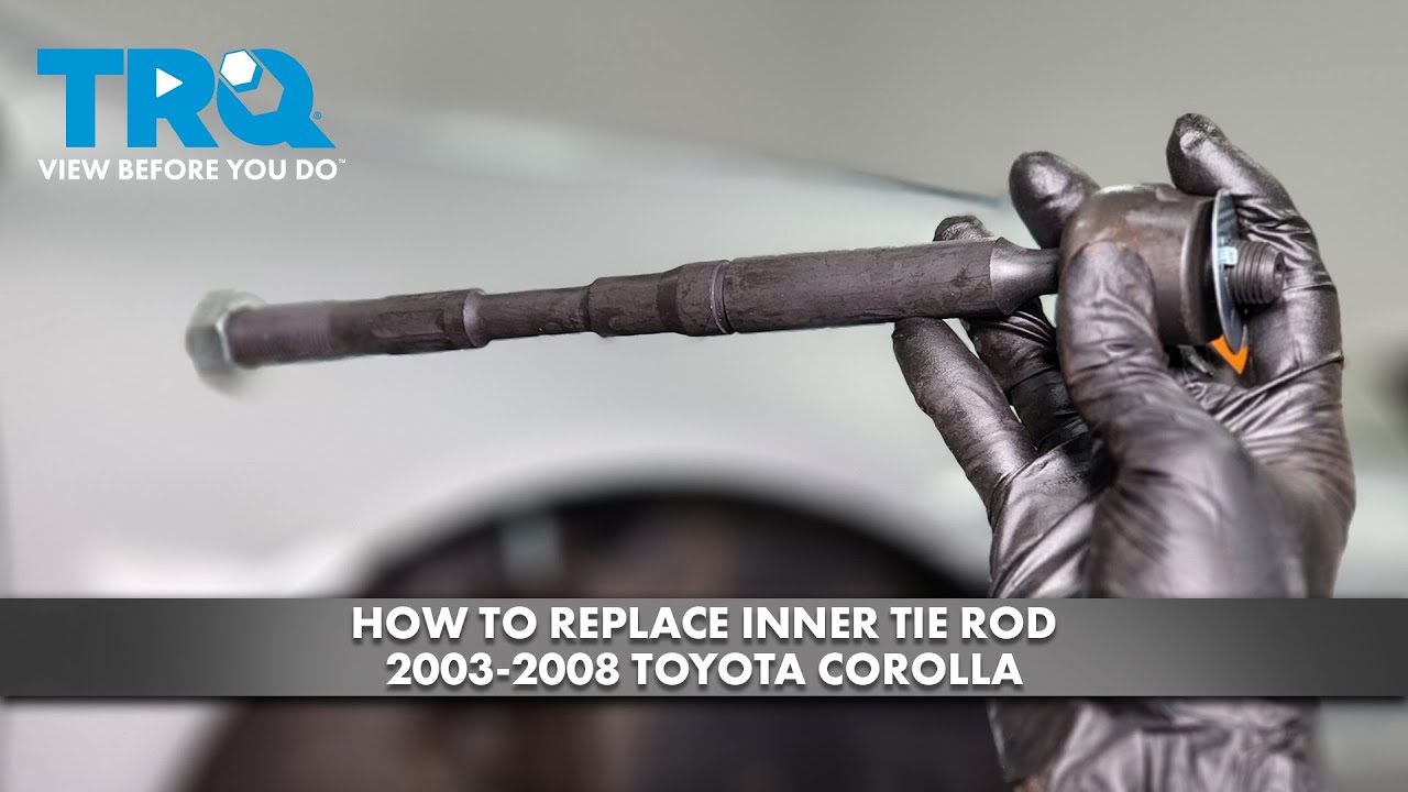 How to Replace Inner Tie Rod 2003-2008 Toyota Corolla | 1A Auto