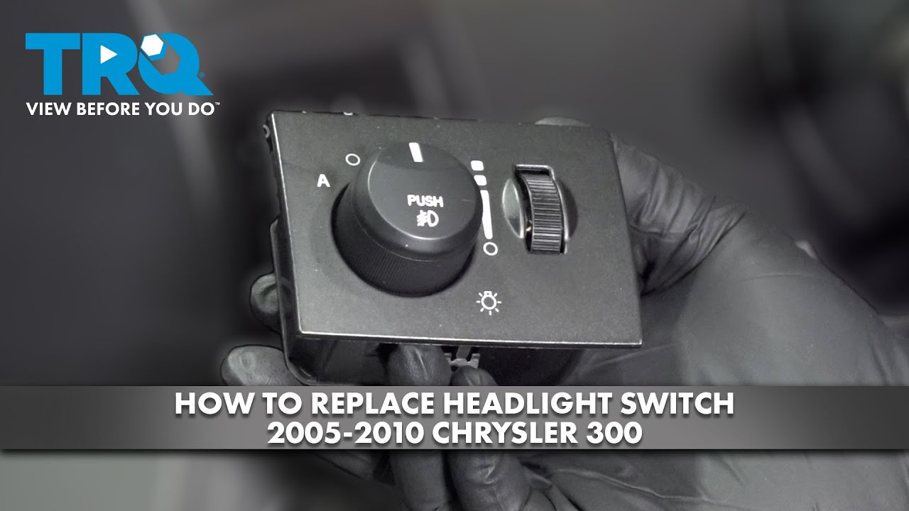 How to Replace Headlight Switch 2005-2010 Chrysler 300 | 1A Auto