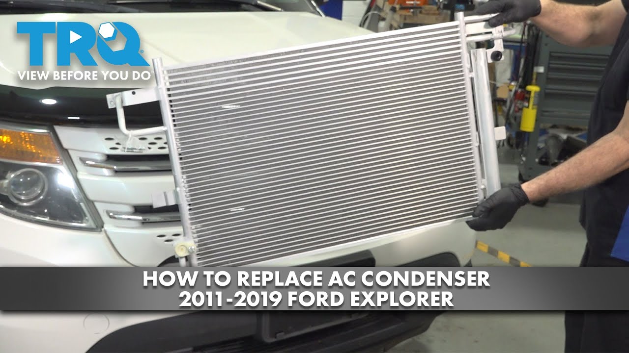 How to Replace AC Condenser 2011-2019 Ford Explorer | 1A Auto