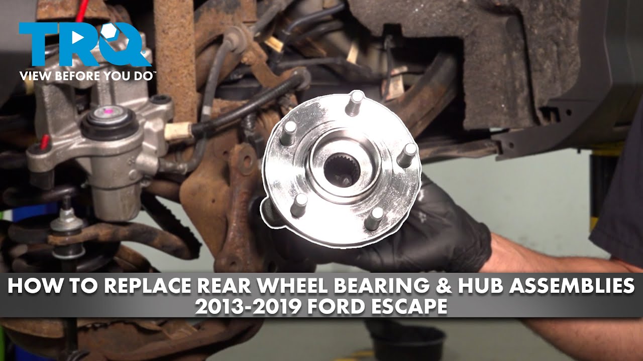 How to Replace Rear Wheel Bearing Hub Assemblies 2013-2019 Ford Escape | 1A Auto