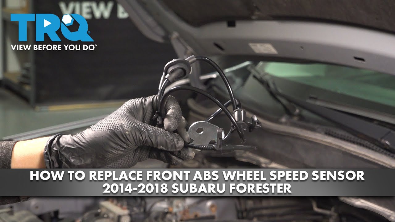How to Replace Front ABS Wheel Speed Sensors 2014-2018 Subaru Forester ...