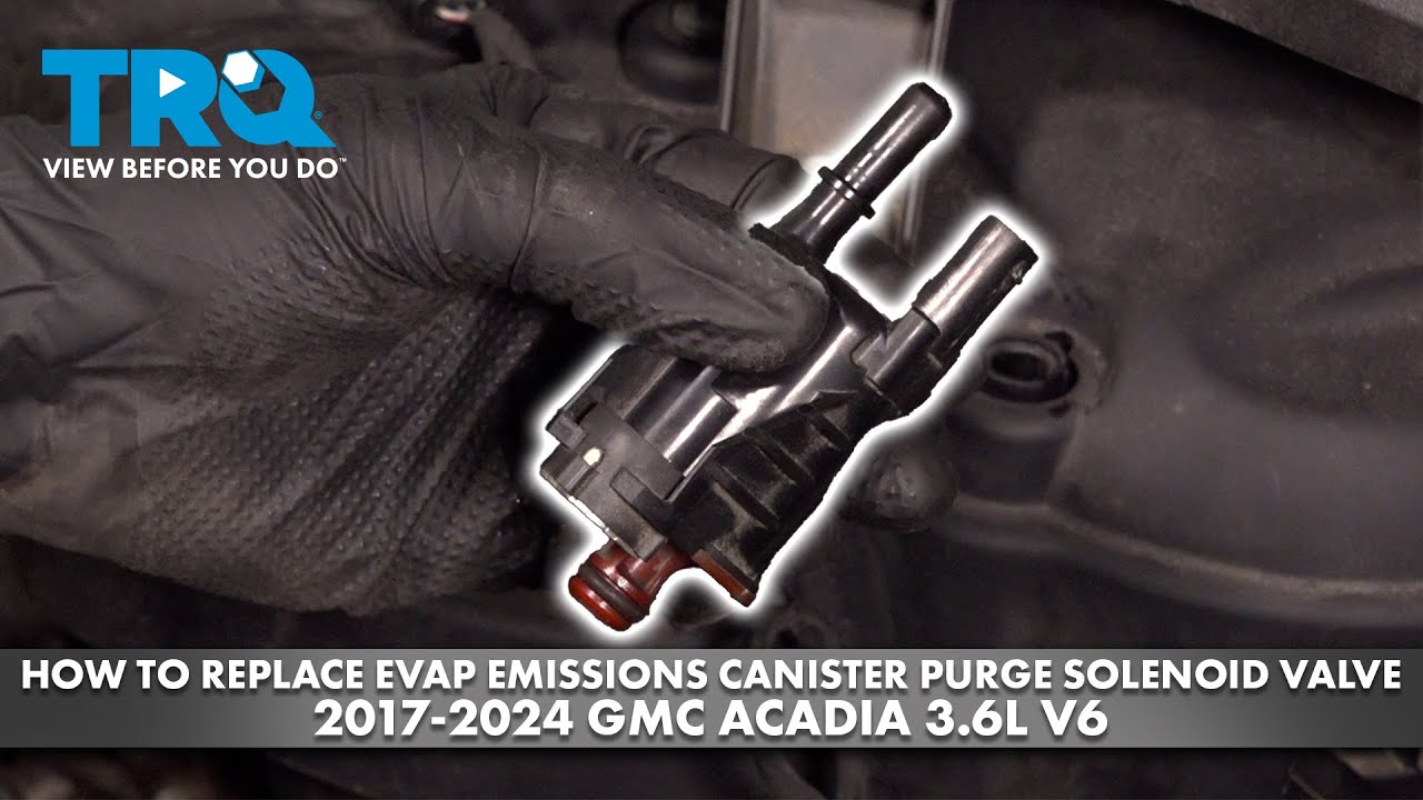 How to Replace EVAP Emissions Canister Purge Solenoid Valve 2017-2024 GMC Acadia 36L V6 | 1A Auto