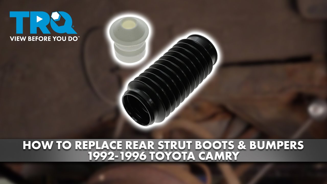 How to Replace Rear Strut Boots Bumpers 1992-1996 Toyota Camry | 1A Auto