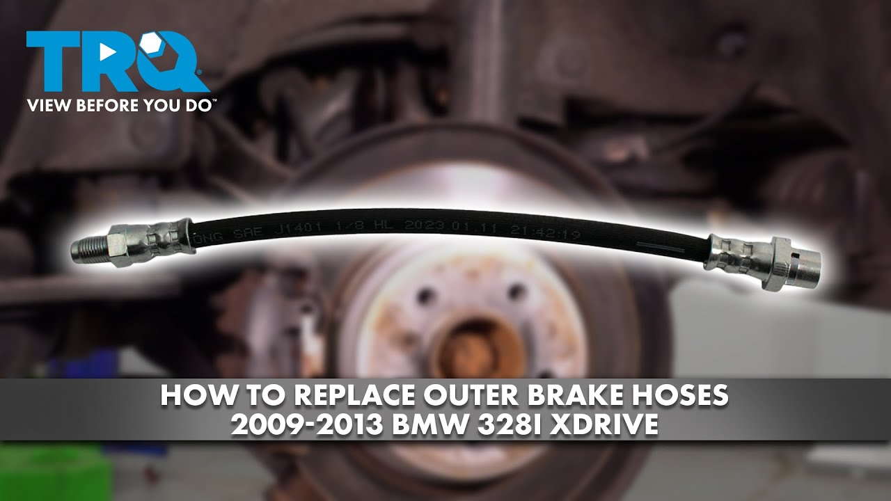 How to Replace Rear Outer Brake Hoses 2009-2013 BMW 328i xDrive | 1A Auto