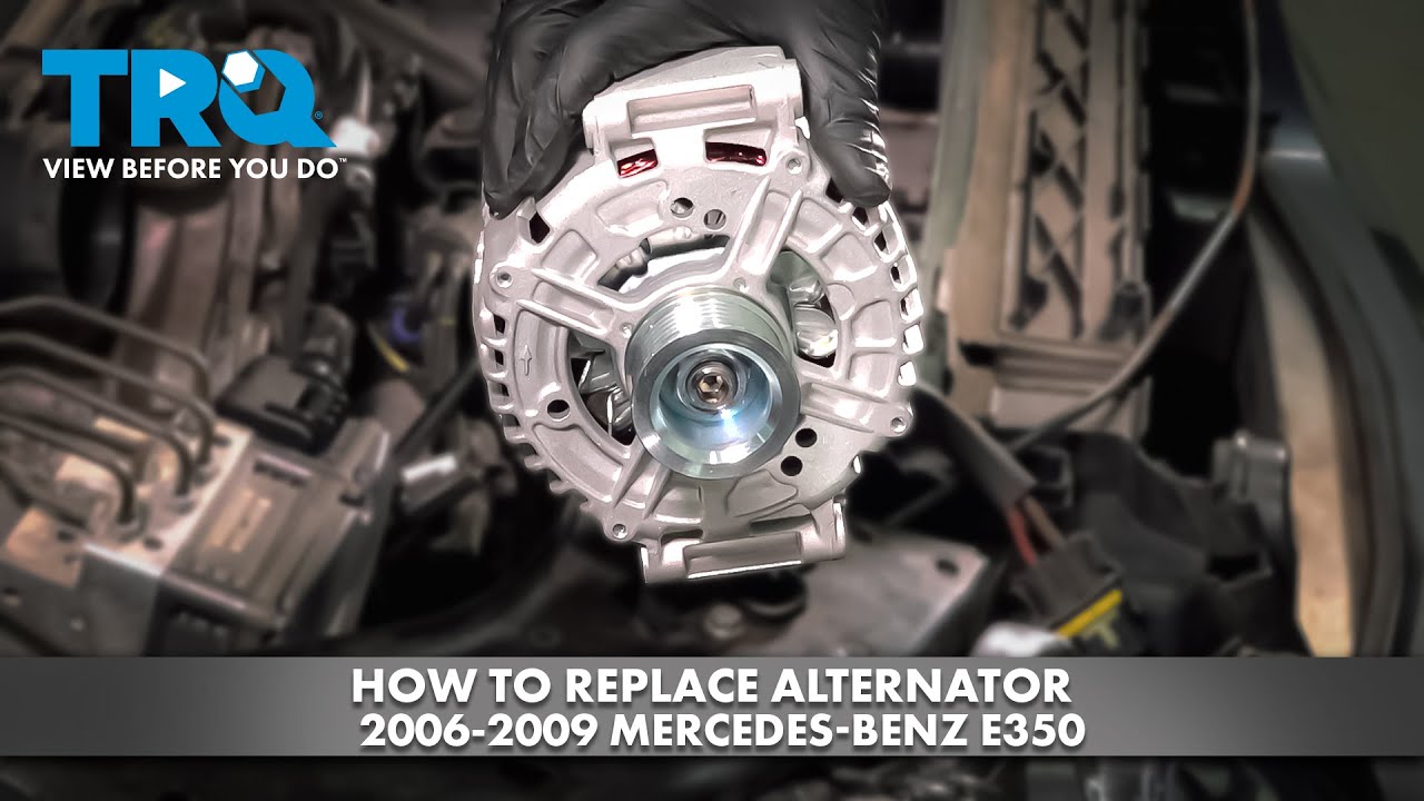 How to Replace Alternator 2006-2009 Mercedes-Benz E350 | 1A Auto