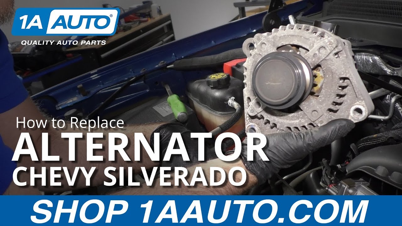 How to Replace Alternator 2014-19 Chevy Silverado | 1A Auto