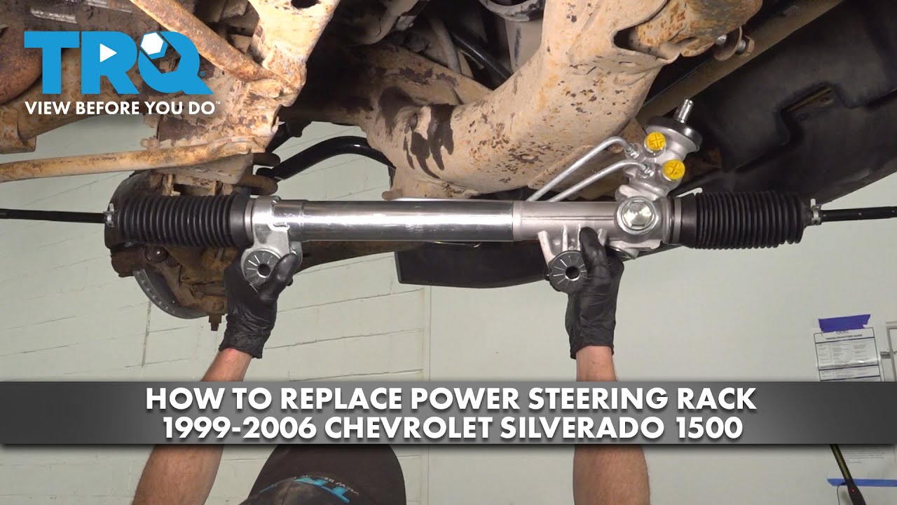 How to Replace Power Steering Rack 1999-2006 Chevrolet Silverado 1500 ...