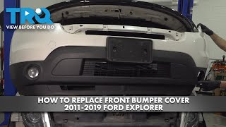 How to Replace Front Bumper Cover 2011-2019 Ford Explorer | 1A Auto