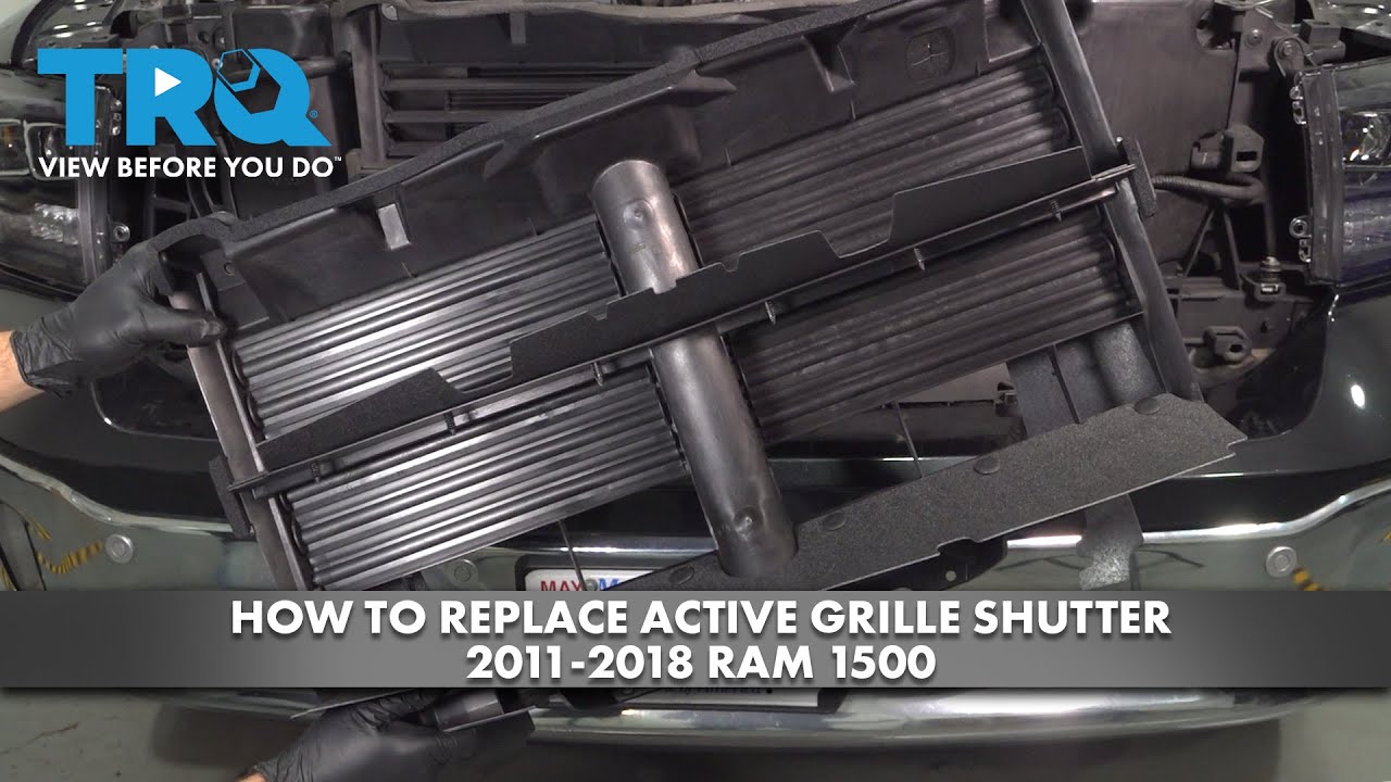 How to Replace Active Grille Shutter 2011-2018 Ram 1500 | 1A Auto
