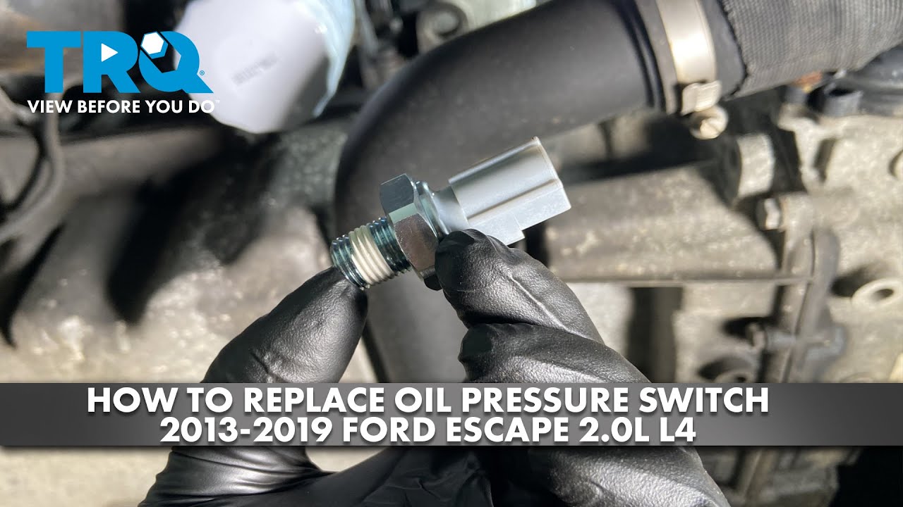 How to Replace Oil Pressure Switch 2013-2019 Ford Escape 20L L4 | 1A Auto