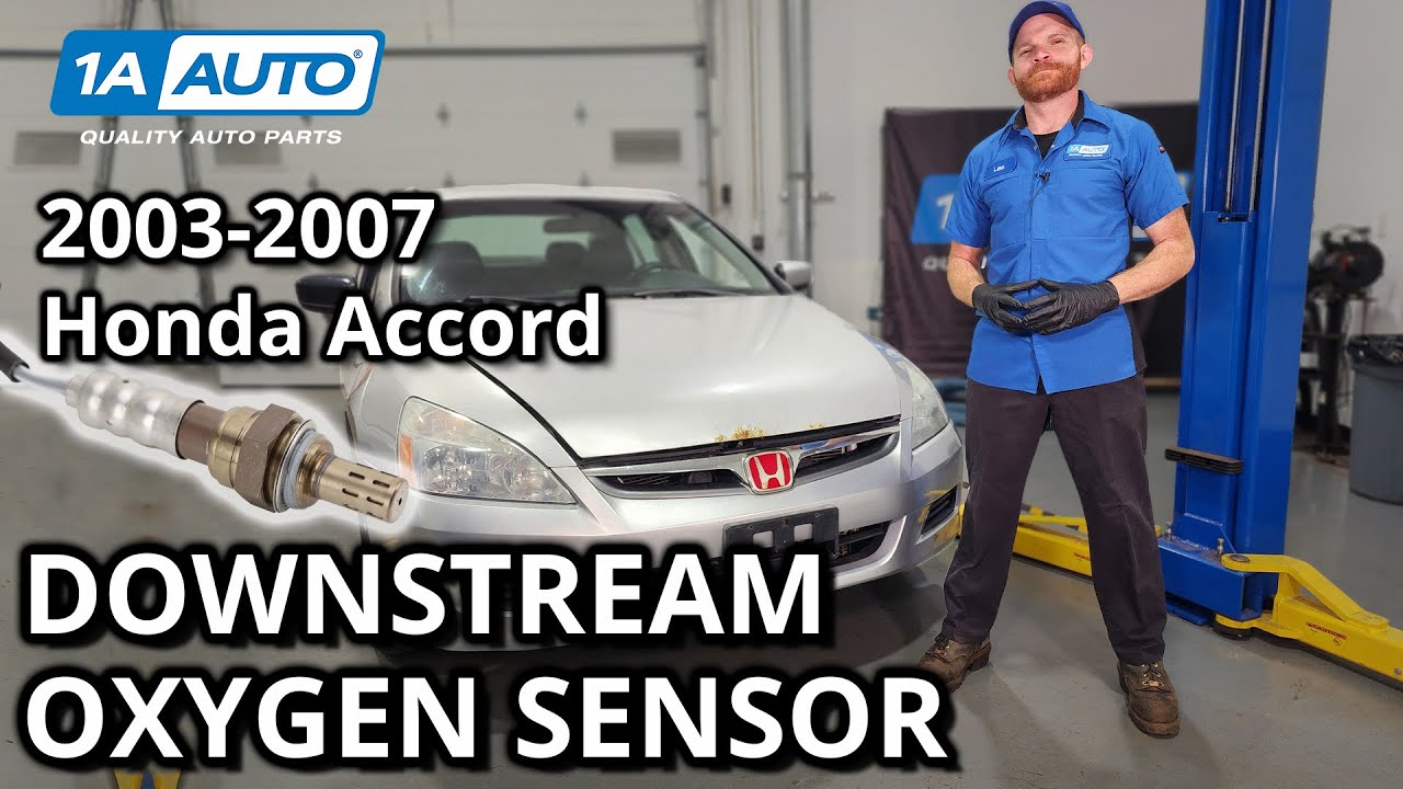 How to Replace Downstream Oxygen Sensor 2003-2007 Honda Accord | 1A Auto