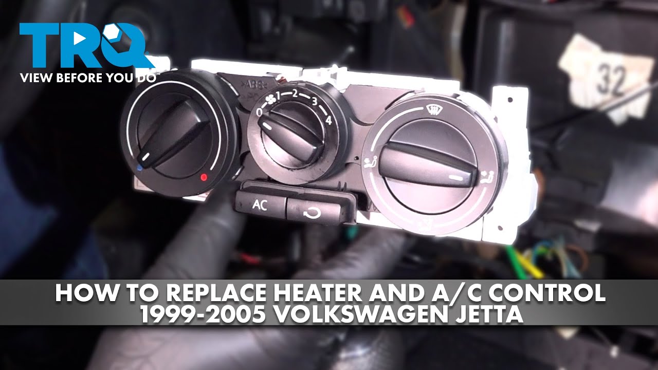How to Replace Heater and AC Control 1999-2005 Volkswagen Jetta | 1A Auto