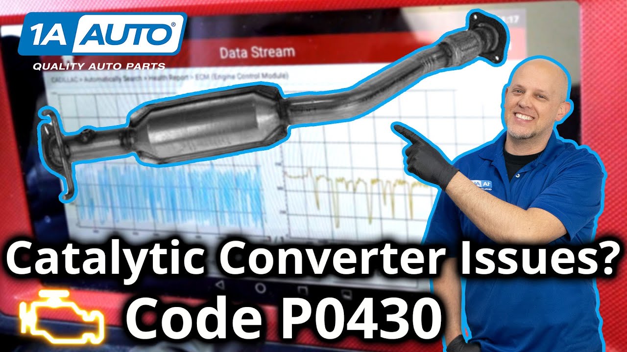 Check Engine Light Trouble Code P0430 Catalytic Converter Low ...
