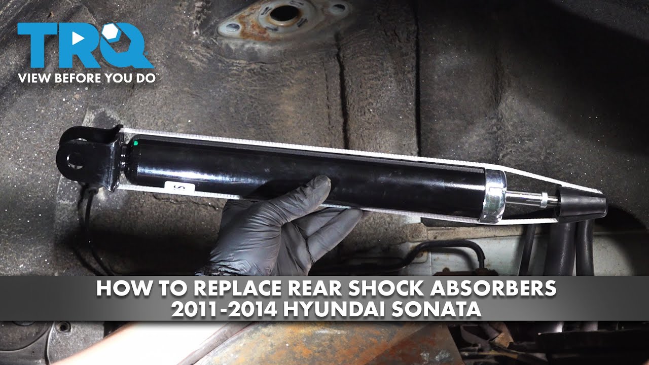 How to Replace Rear Shock Absorbers 2011-2014 Hyundai Sonata | 1A Auto