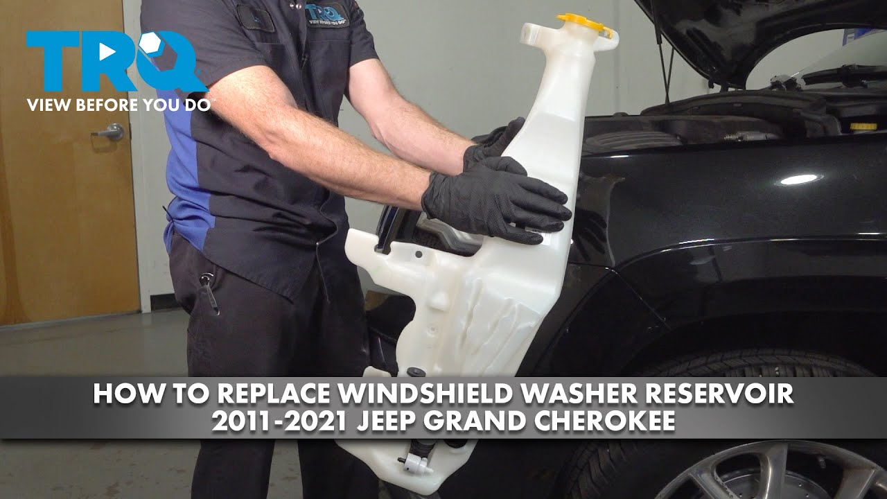 How to Replace Windshield Washer Reservoir 2011-2021 Jeep Grand ...